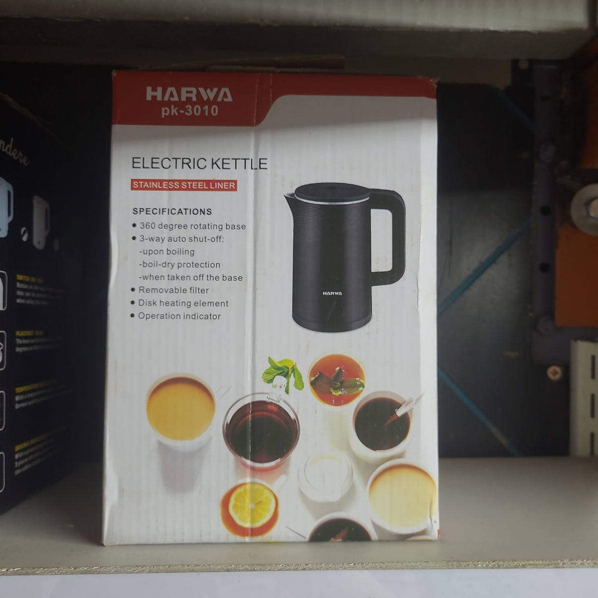 HARWA Electric Kettle pk-3010 – SA Liquidation centre