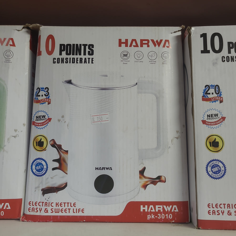HARWA Electric Kettle pk-3010 – SA Liquidation centre