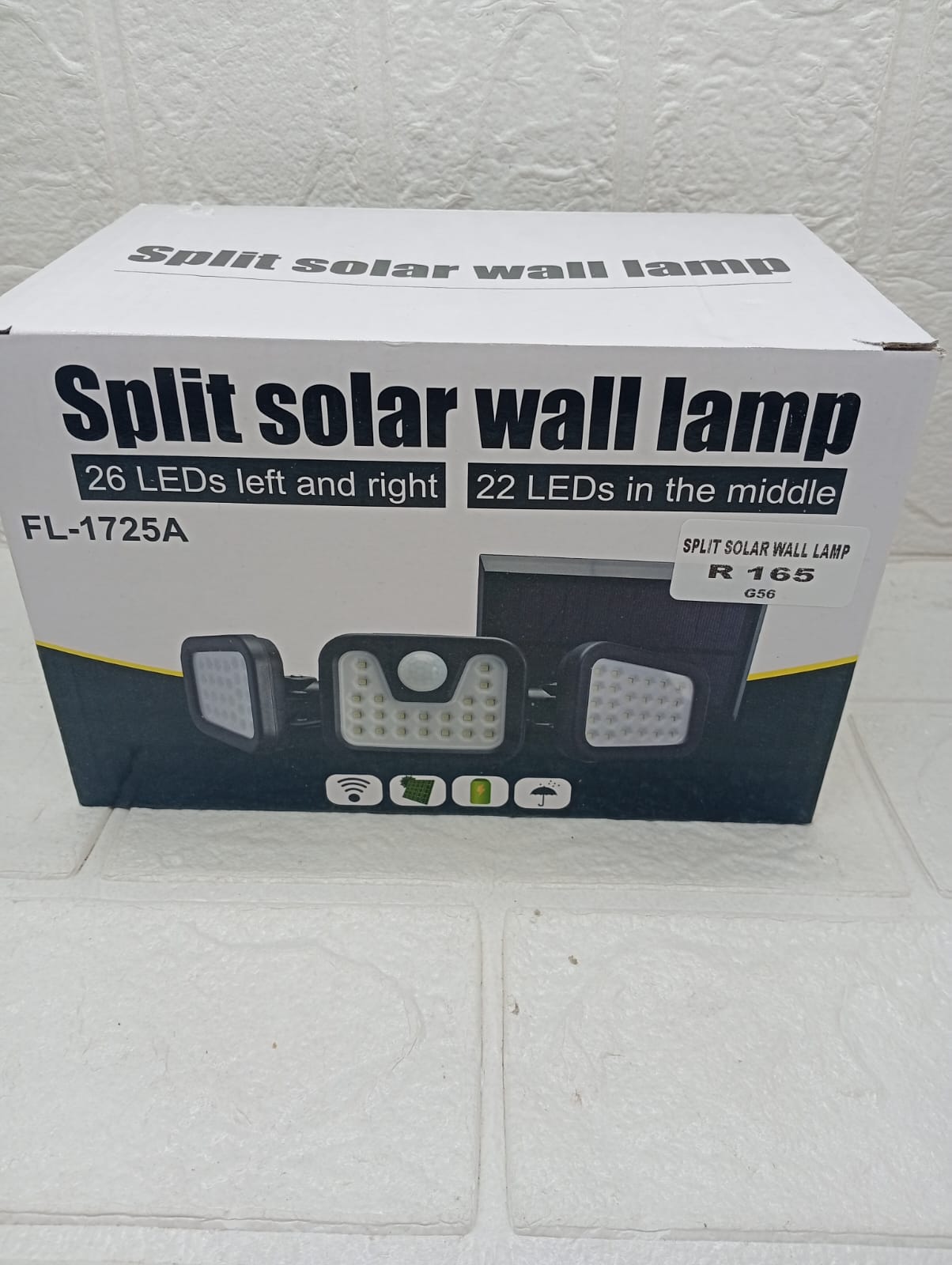 SPLIT SOLAR WALL LIGHT – SA Liquidation centre