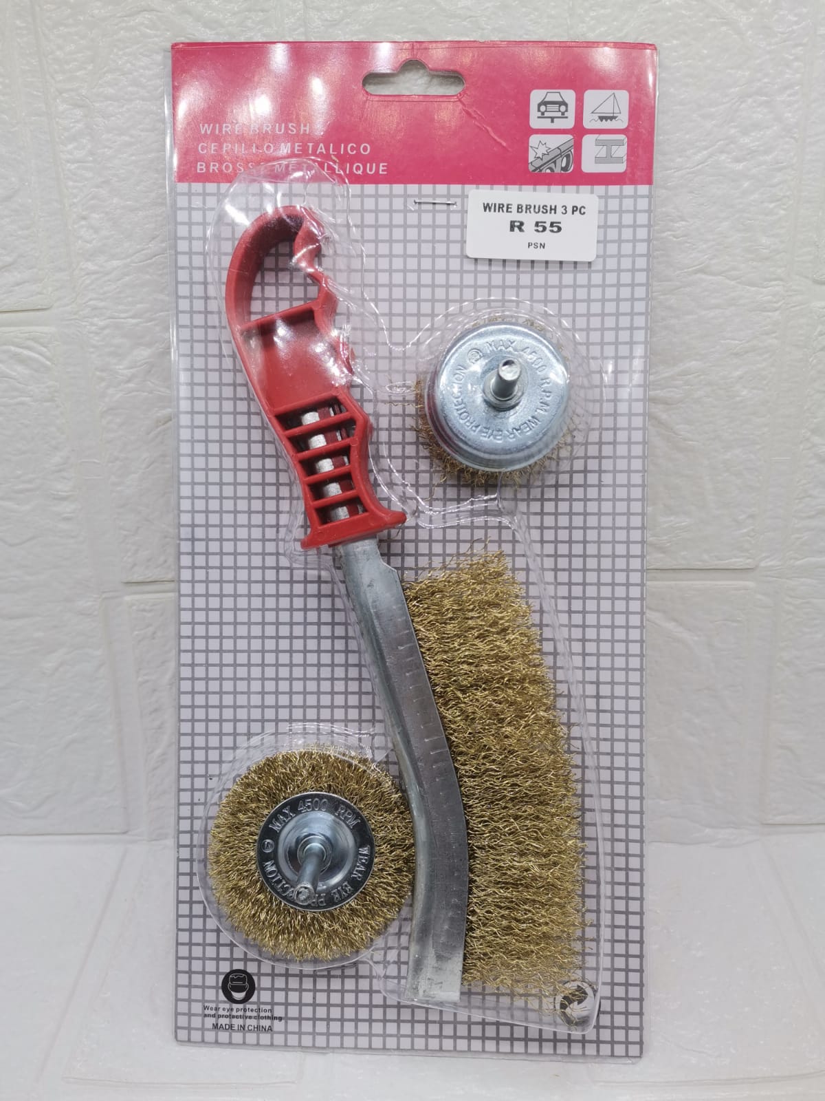 3 PIECE WIRE BRUSH – SA Liquidation centre