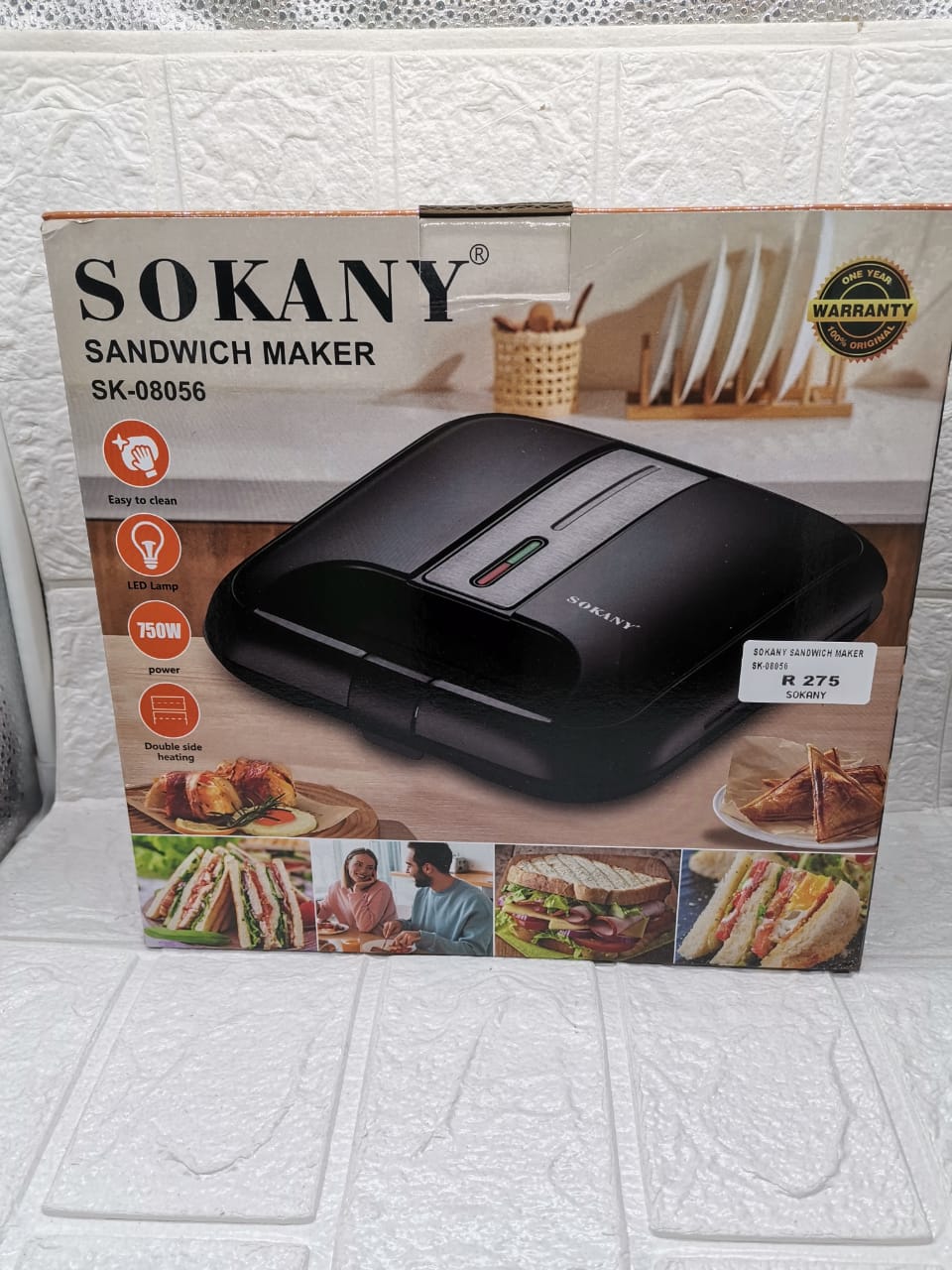 SOKANY 750W SANDWICH MAKERS – SA Liquidation centre