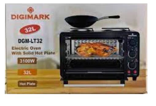 Digimark 32 Litre Oven With 2 Solid Hot Plates – SA Liquidation centre