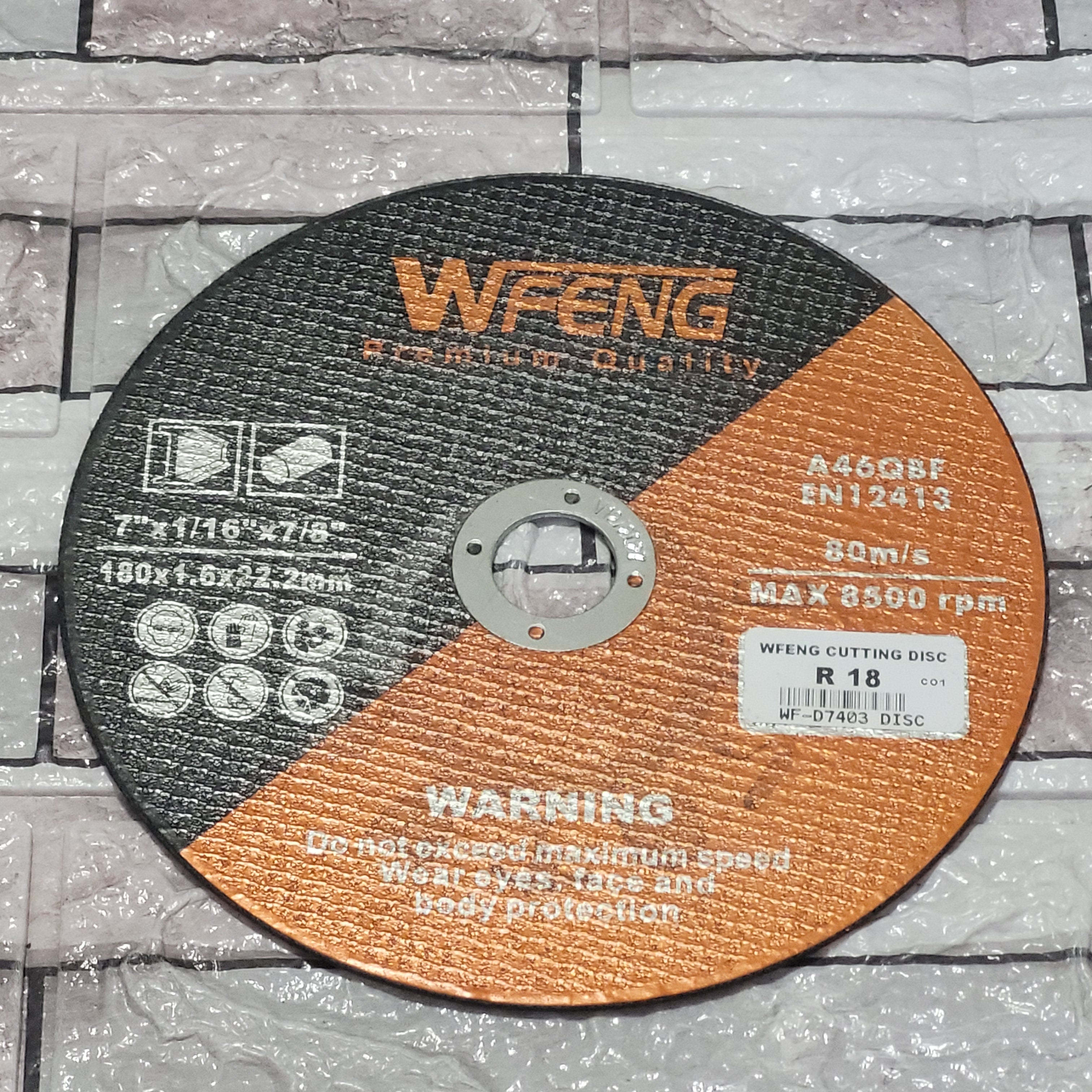 180mm steel cutting disc – SA Liquidation centre