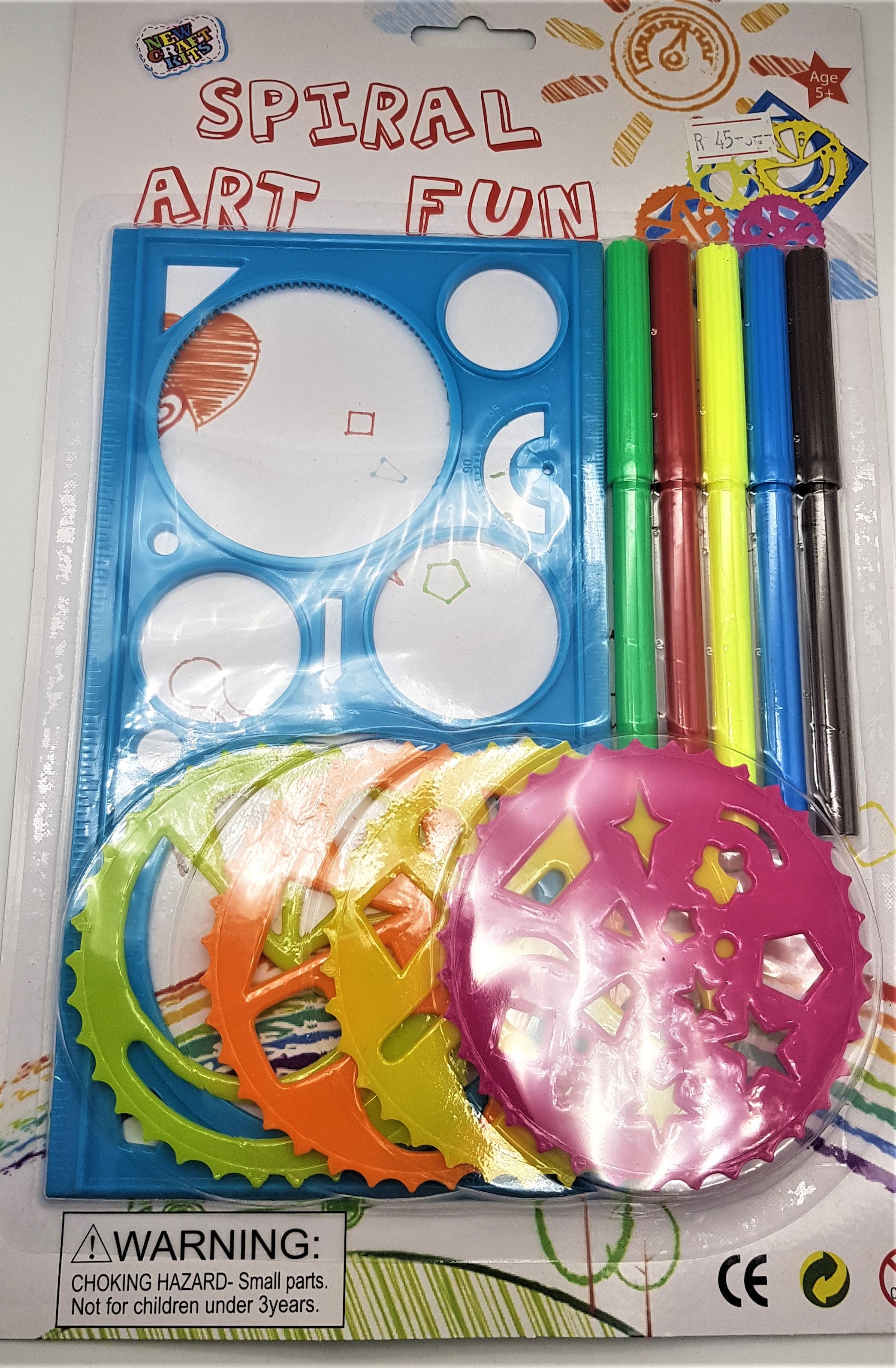 Spiral Art Fun Stencil Set – SA Liquidation centre